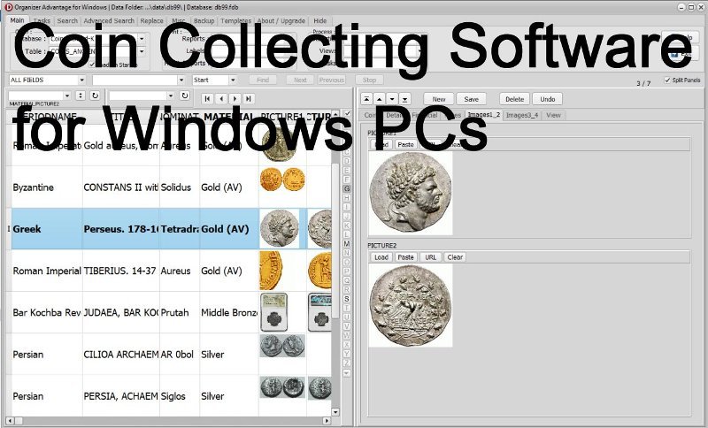 Coin Collection Software for Windows | Coin Organizer Advantage