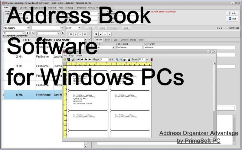 Address Management Software for Windows | Address Organizer Advantage