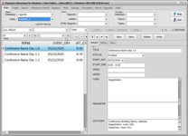 Free Agenda, Activities database template for Organizer Deluxe and Pro ...