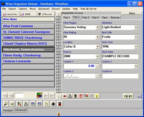 Software tour: Wine Organizer Deluxe - cataloging software for your ...